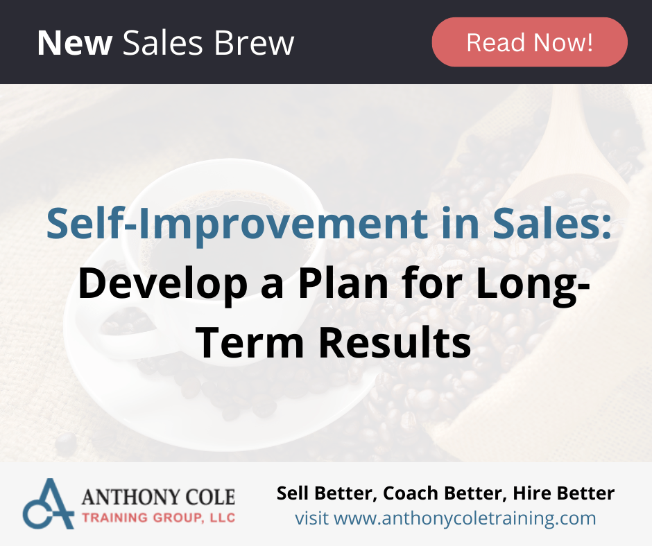 Self-Improvement in Sales: Develop a Plan for Long-Term Results ...