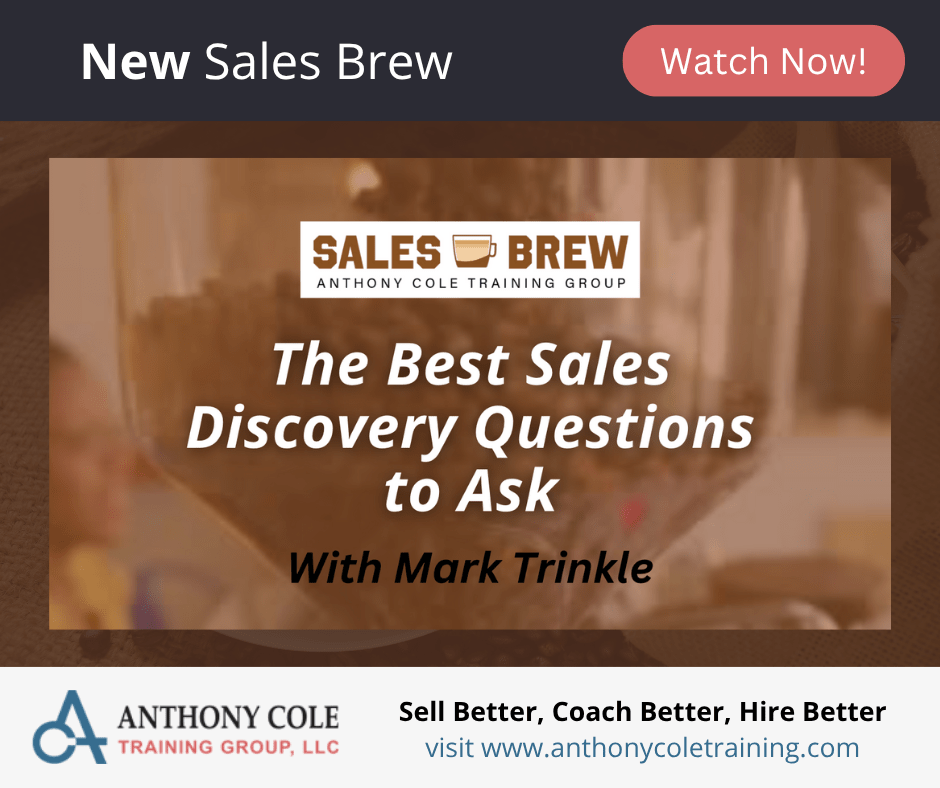 The Best Sales Discovery Questions to Ask Your Prospects - Anthony Cole ...